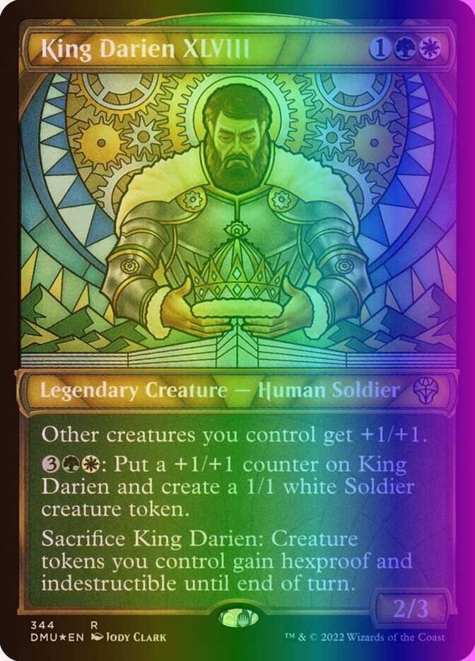 MTG Magic the Gathering King Darien XLVIII (344/552) Dominaria United ...